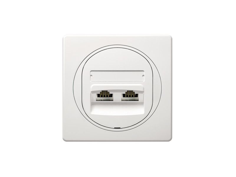 EON BELA PRIKLJUCNICA KOMUNIKACIJSKA 2XRJ45 FTP CAT6 E615S.00