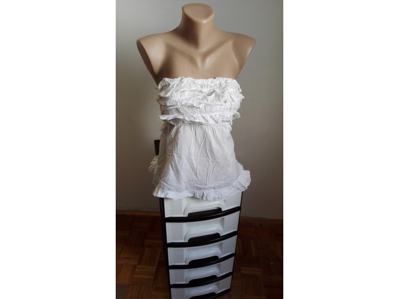 Bela top majica M