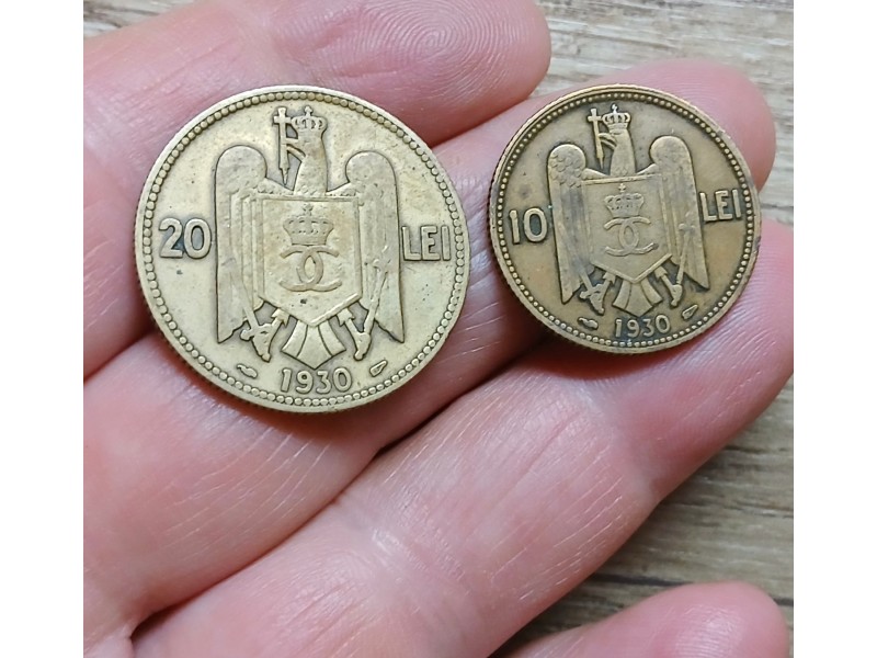 KO 120 - Rumunija - 10 i 20 lei 1930 - bolje - opis -