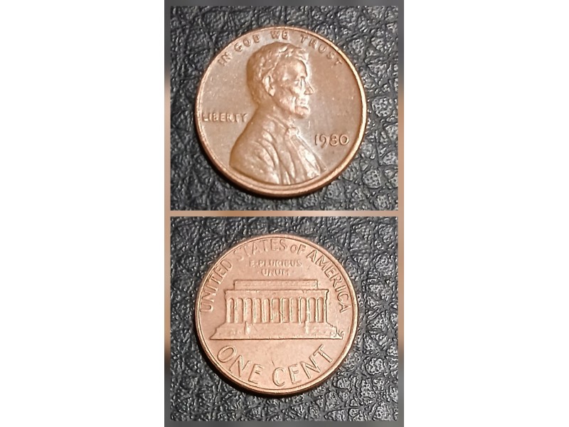 Američki 1 Cent 1980 – Lincoln Penny
