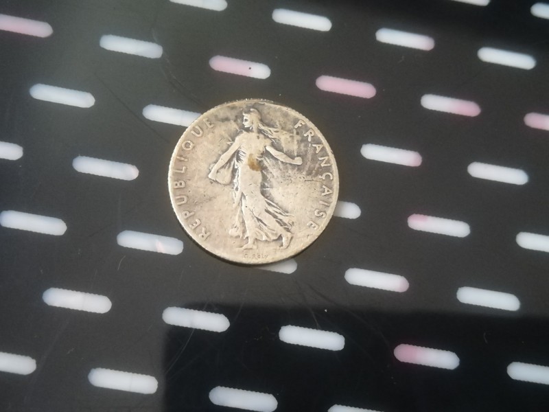 50 centimes srebro
