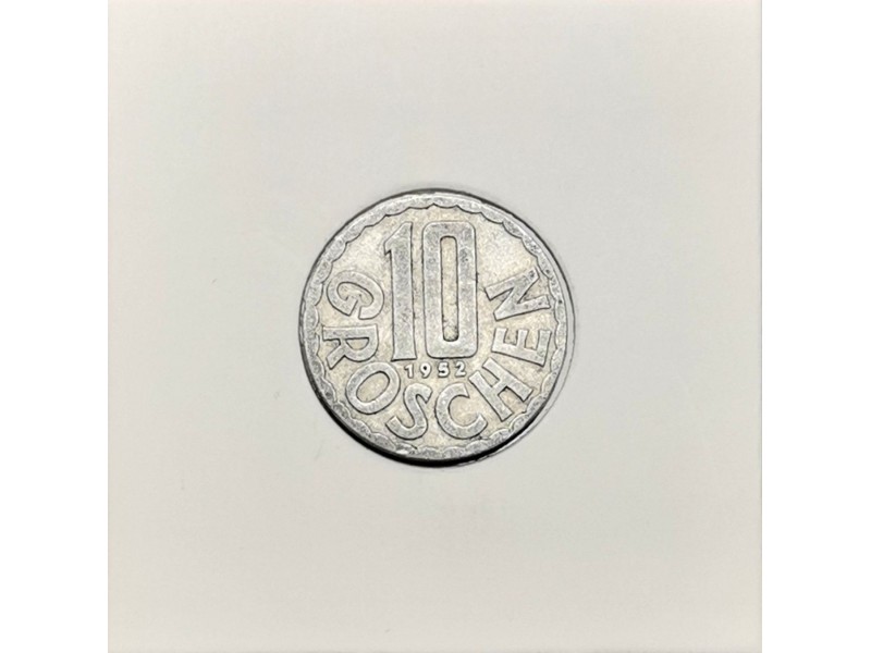 6104 - 10 Groschen 1952. Austrija