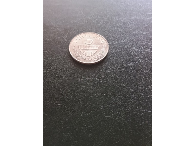 Srebro - Austrija 5 shilling 1961.