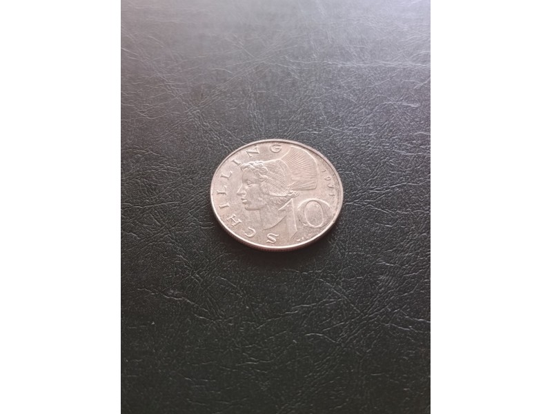 Srebro - Austrija 10 shilling 1971.