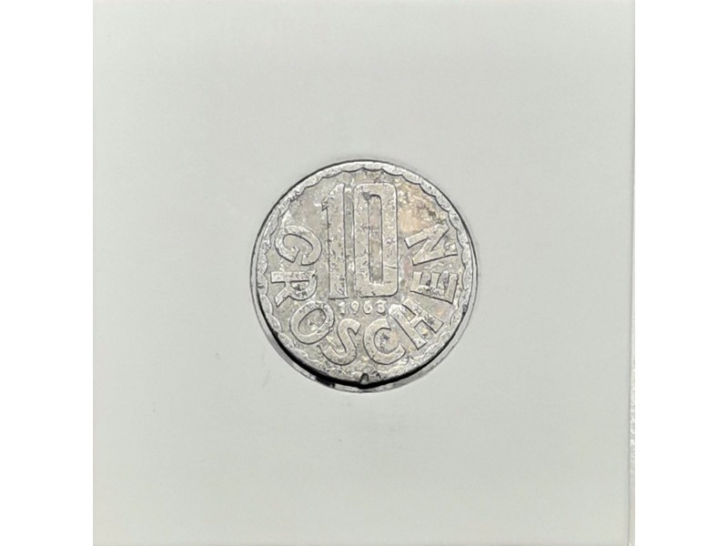 6111 - 10 Groschen 1963. Austrija