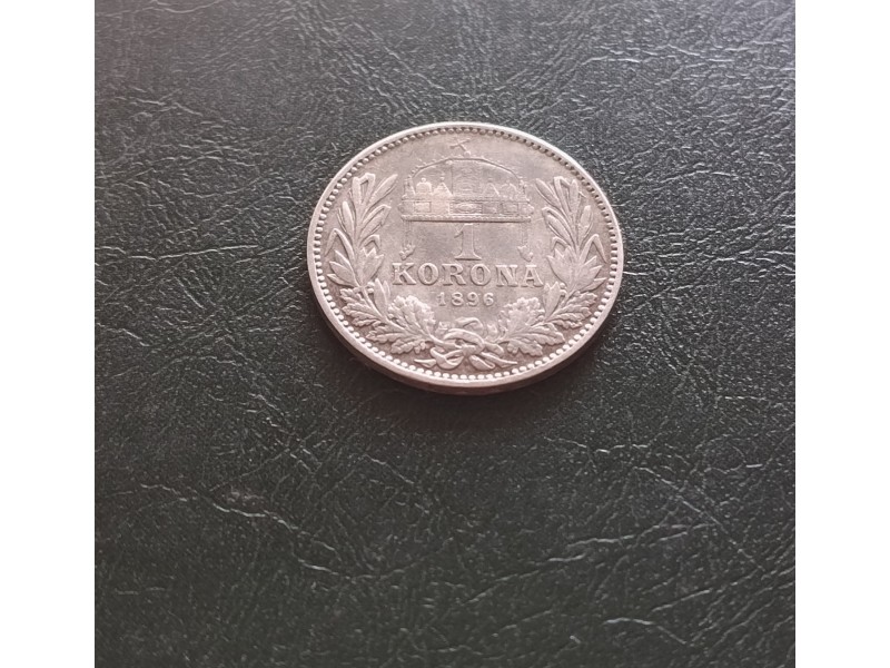 Srebro - K&K 1 kruna 1896.
