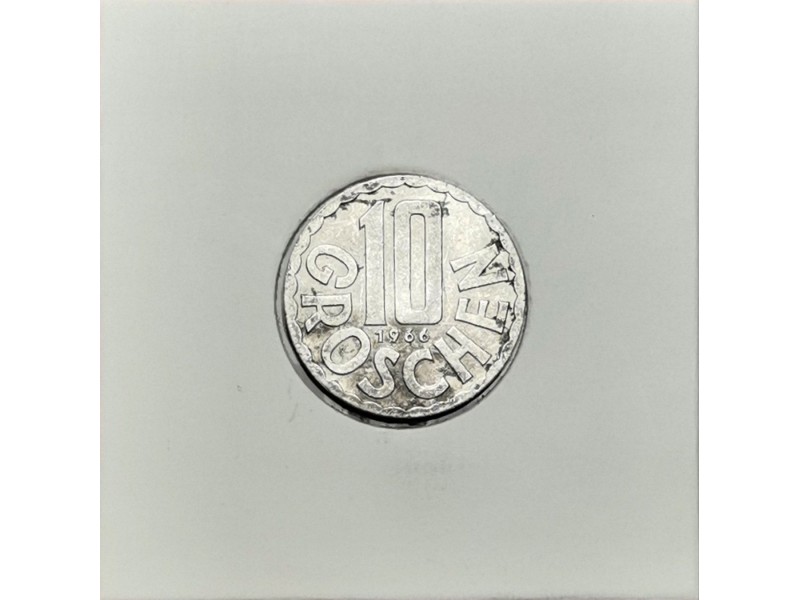 6114 - 10 Groschen 1966. Austrija