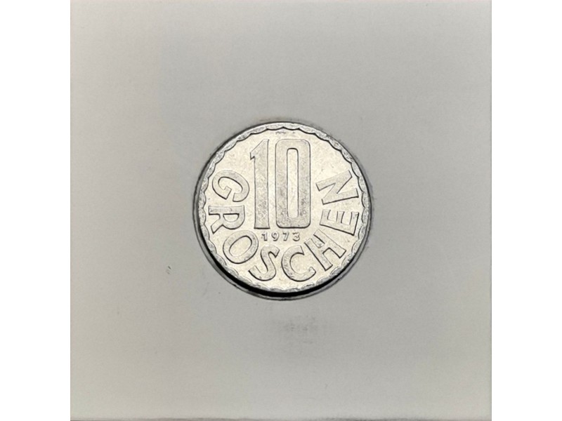 6121 - 10 Groschen 1973. Austrija