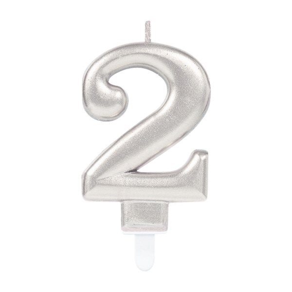 Svećice 9.3 cm Sparkling Silver 2