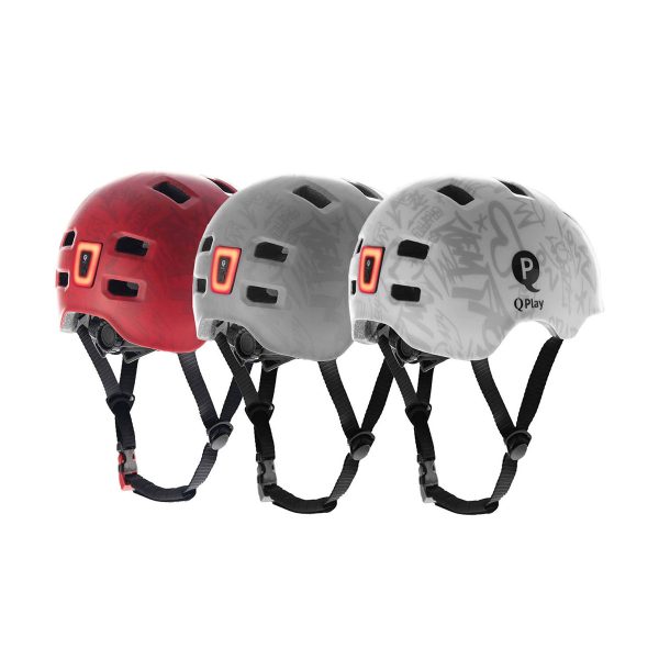 Qplay kaciga S 48-53 cm crvena