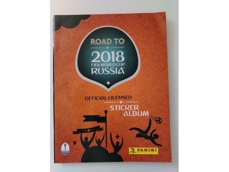 ALBUM RUSIJA 2018, ODLIČAN, PRAZAN, PANINI