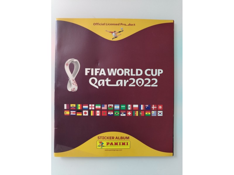 ALBUM QATAR 2022, ODLIČAN,PRAZAN, PANINI