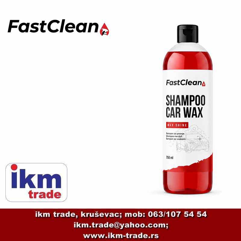 FAST CLEAN Shampoo Car Wax – auto šampon sa voskom 1L