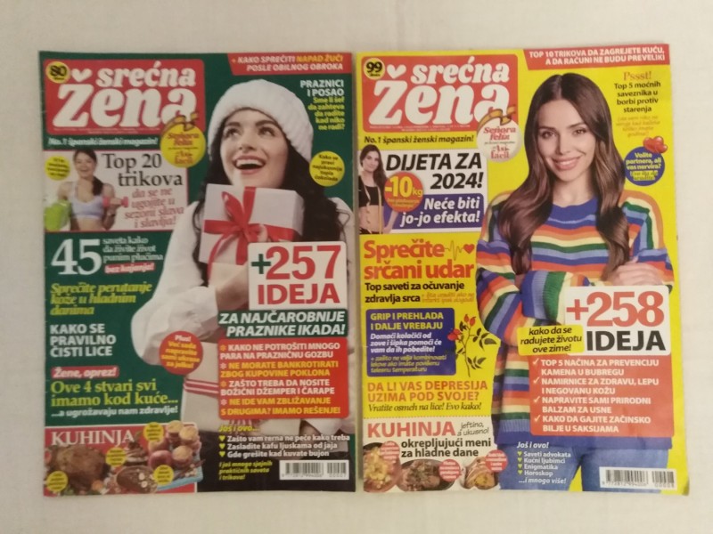 Srećna žena - 2 broja: 26.12.2023. i 4.3.2024.