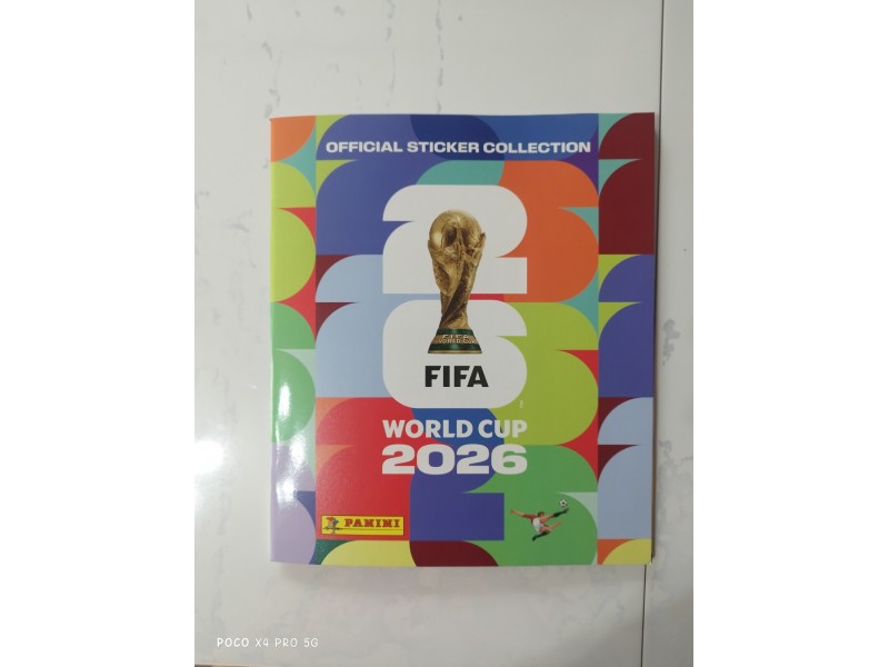 World Cup 2026 prazan album sa 6 startnih slicica