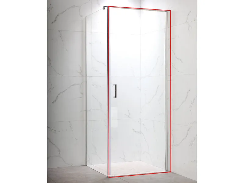Tus kabina vrata 90cm x fix 70cm 6mm