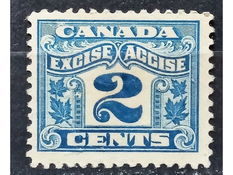 KANADA 1915 -AKZIZNA MARKA