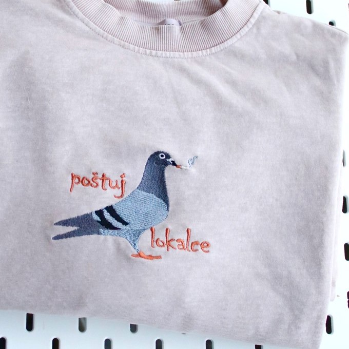 Poštuj lokalce oversize majica