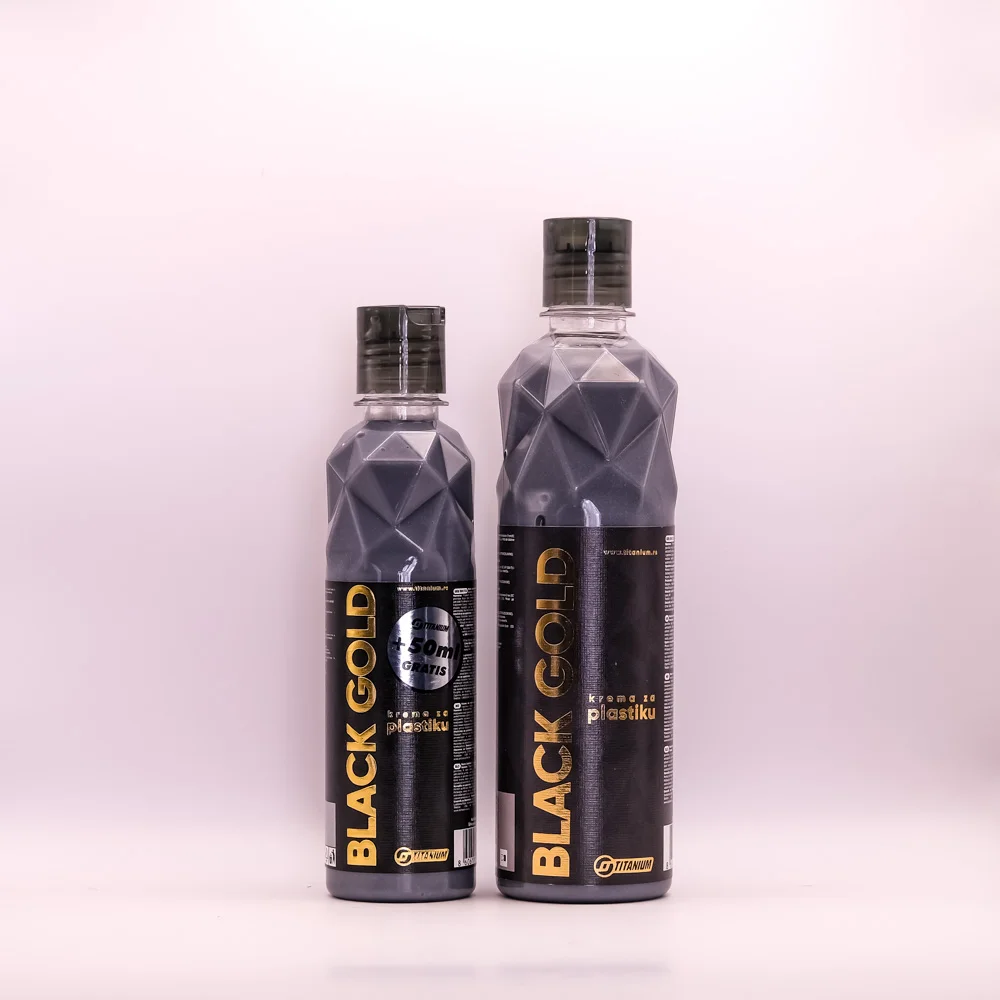 Titanium Black Gold – krema za plastiku 500ML