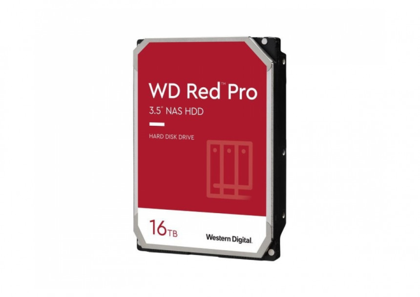 16TB 3.5" SATA III 512MB 7.200rpm WD161KFGX Red Pro
