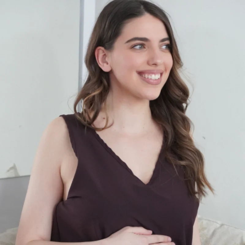 YoMama set za trudnoću i dojenje Celeste bordo