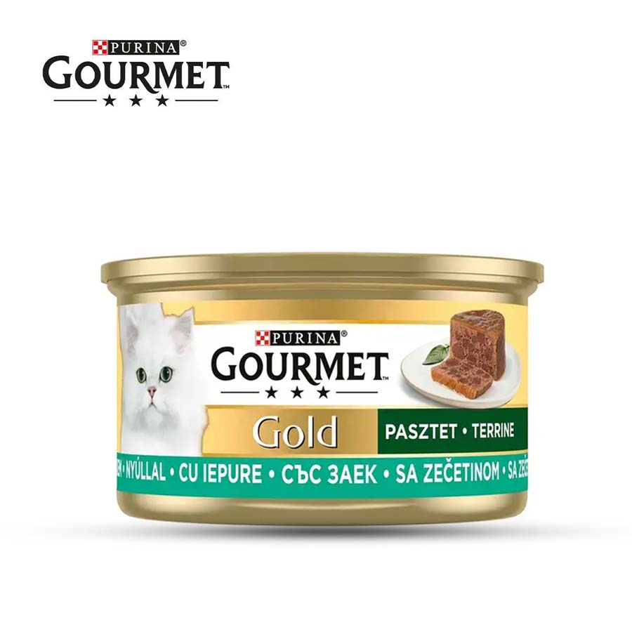 GOURMET® GOLD Mousse, sa Zečetinom, Hrana za Mačke - 85g