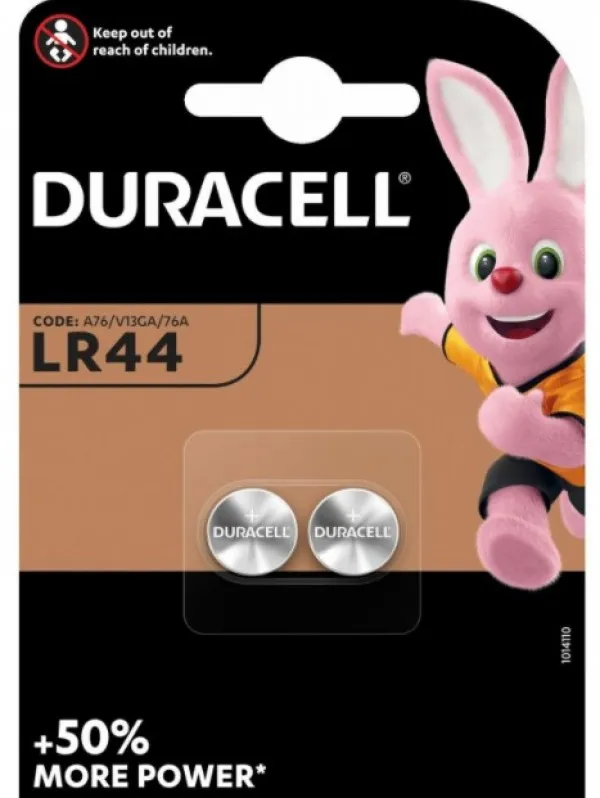 Duracell LR44 1.5 V, ALKALNE baterije, PAK2 (cena po kom.)