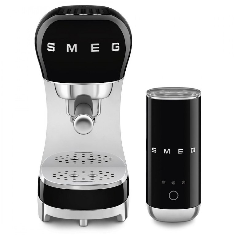 Smeg ECF12BLEU set aparat za espresso i aparat za mlečnu penu