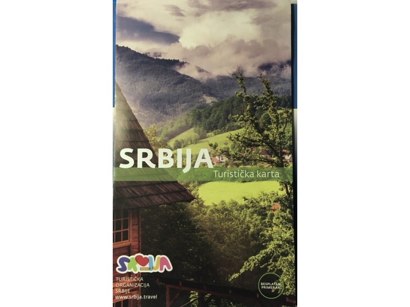 Turistička karta Srbije, nova