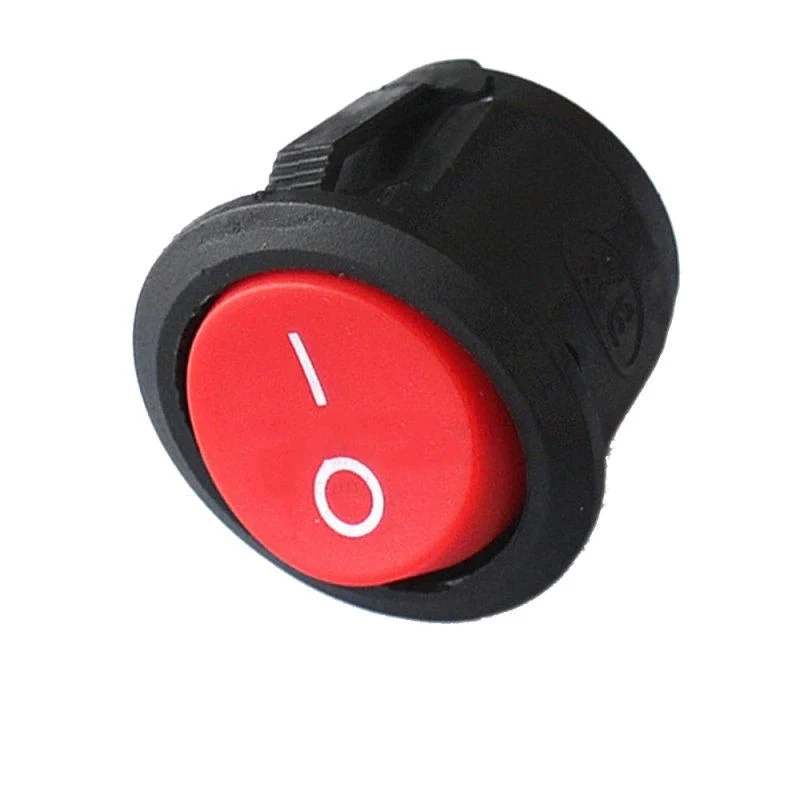 Okrugli prekidač KCD1-105 ON-OFF crveni 20mm - Ugradni Rocker Prekidač