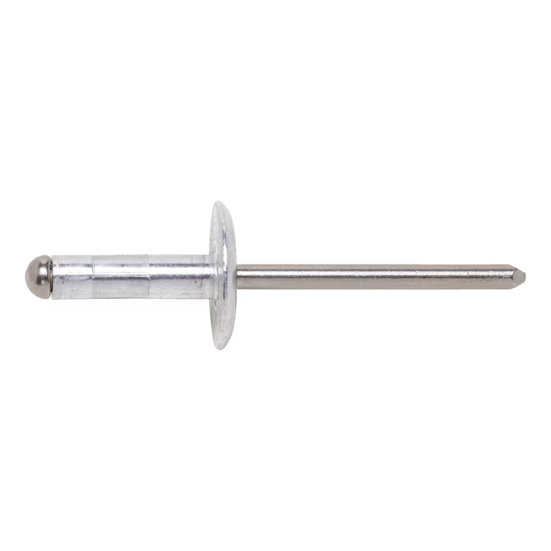 Pop-nitna, aluminijumska sa širokom glavom (0,5-5,0) - 4,8X10