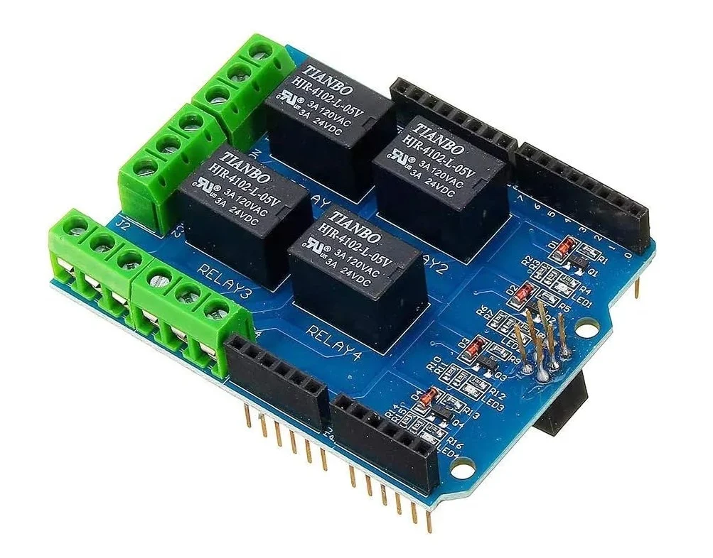 Arduino 4-kanalni Relej Modul 5V (Shield)