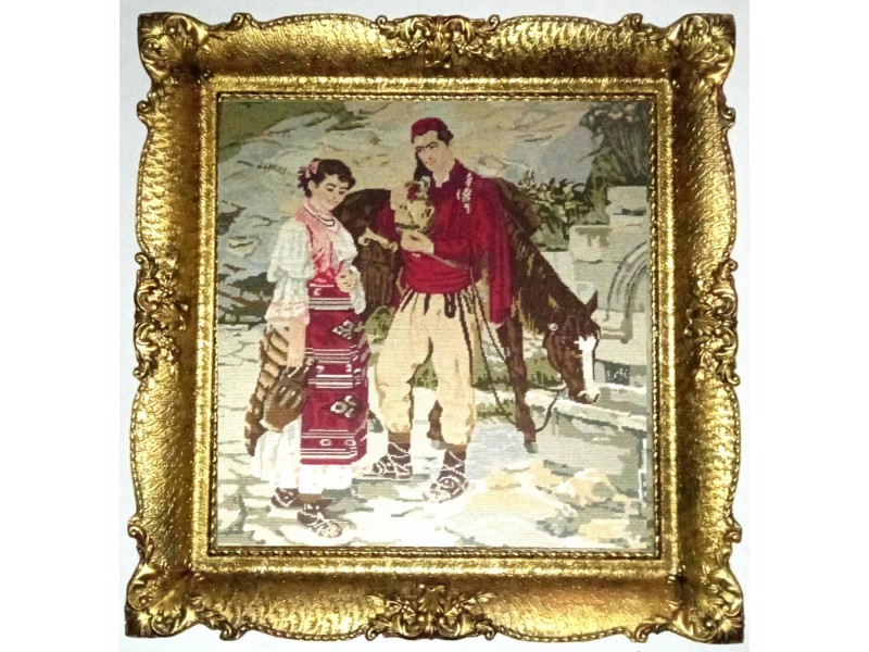 GOBLEN - STARI GOBLEN SITAN BOD, RAM DRVO 68x66cm