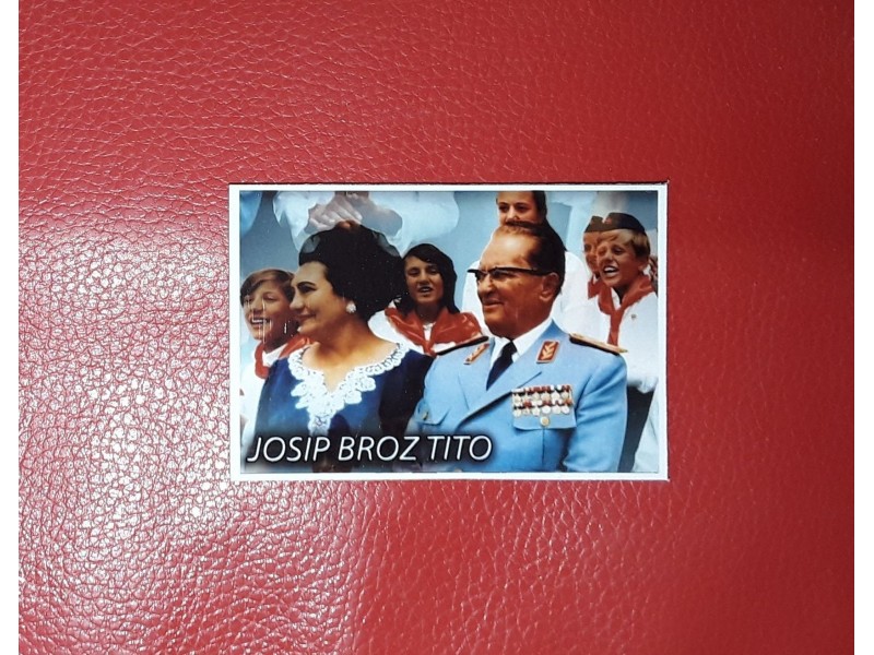 Magnet za frižider – motiv Josipa Broza Tita oko 7 x 5