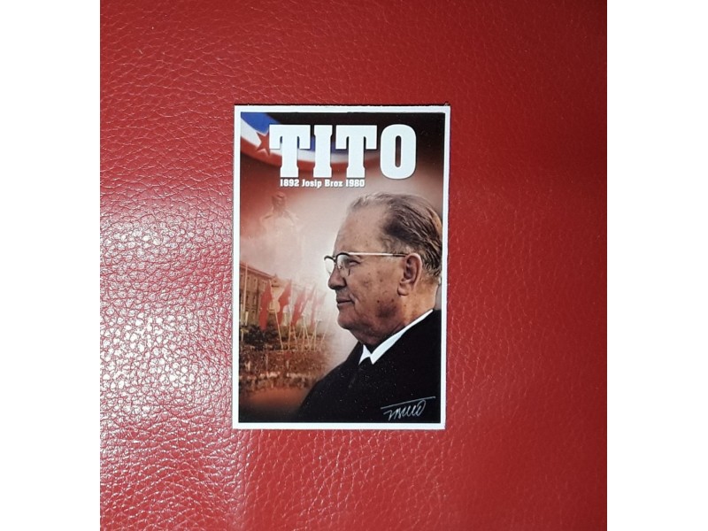 Magnet za frižider – motiv Josipa Broza Tita oko 7 x 5