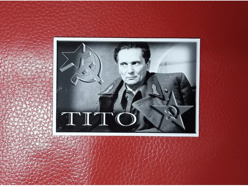 Magnet za frižider – motiv Josipa Broza Tita oko 7 x 5