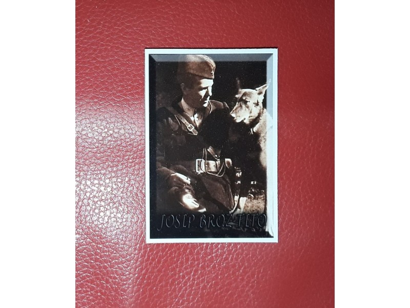 Magnet za frižider – motiv Josipa Broza Tita oko 7 x 5