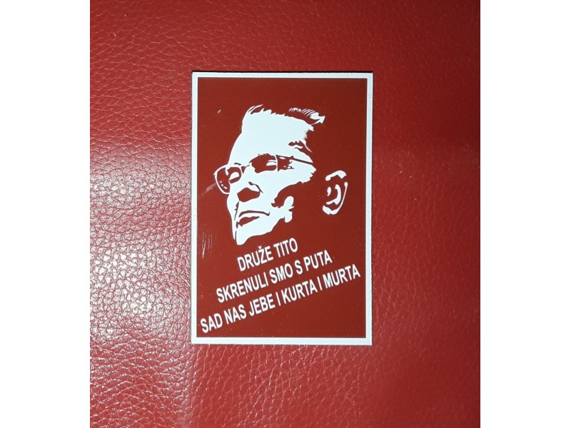 Magnet za frižider – motiv Josipa Broza Tita oko 7 x 5