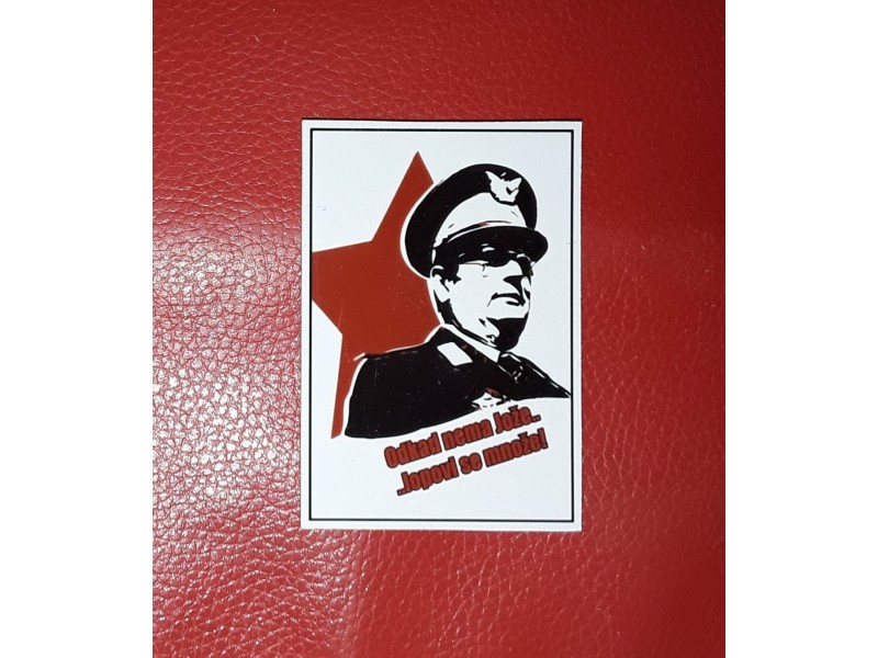 Magnet za frižider – motiv Josipa Broza Tita oko 7 x 5