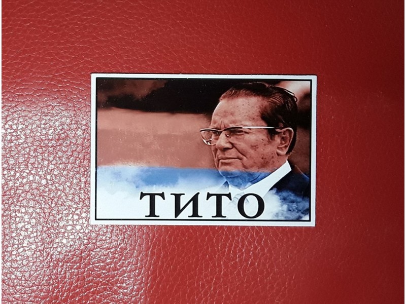 Magnet za frižider – motiv Josipa Broza Tita oko 7 x 5