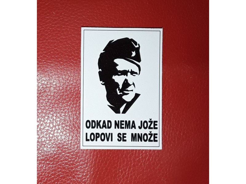 Magnet za frižider – motiv Josipa Broza Tita oko 7 x 5