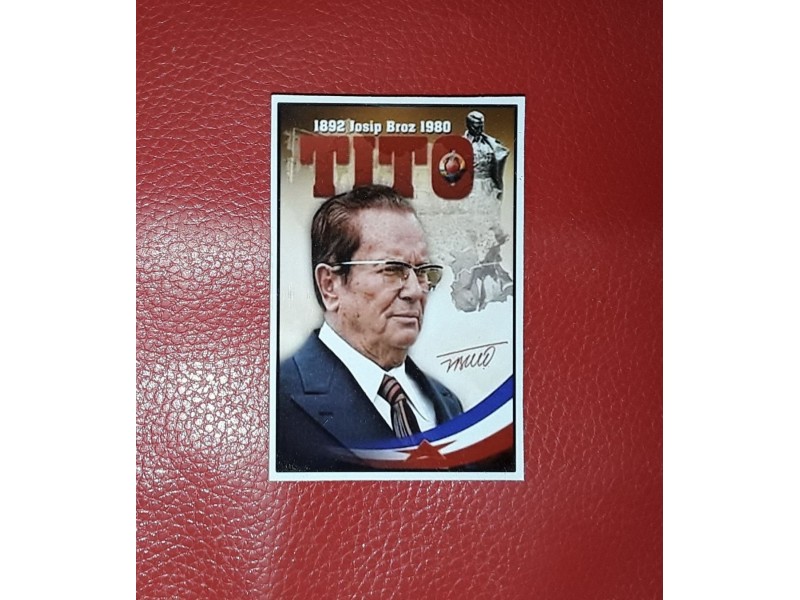Magnet za frižider – motiv Josipa Broza Tita oko 7 x 5