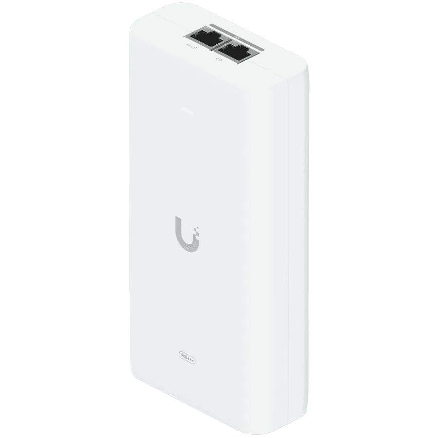 Ubiquiti UniFi 10G PoE+++ Adapter (90W), can power UniFi PoE+++ devices, reduce dependency on PoE switch power, and provide a Multi-Gigabit LAN connection, Contains RJ45 data input, AC cable with ...