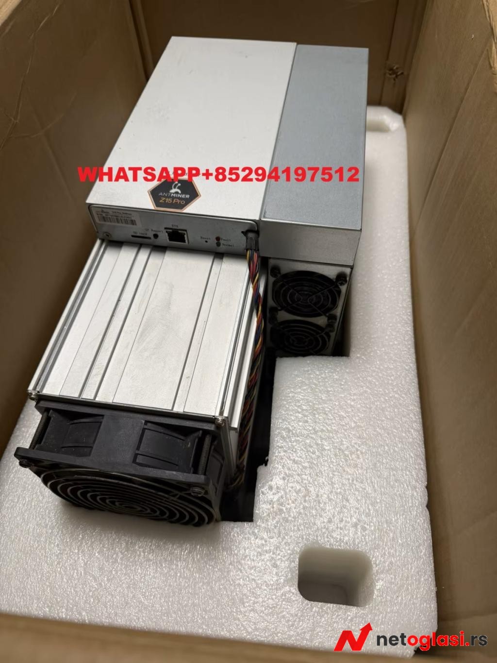Bitmain Antminer zcash Miner Z15 Pro 840k server