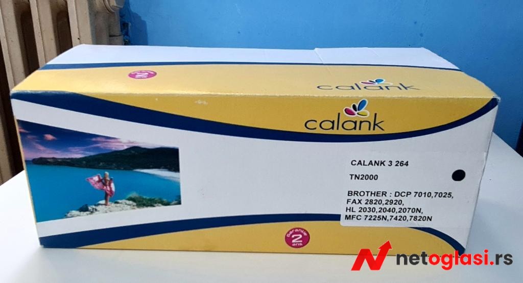 Nov toner TN2000 (Calank) za Brother laserske stampace