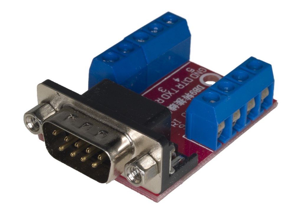 DB9 Muški na Terminal Blok Adapter – RS232 Konektor na Šraf (Bez Lemljenja)