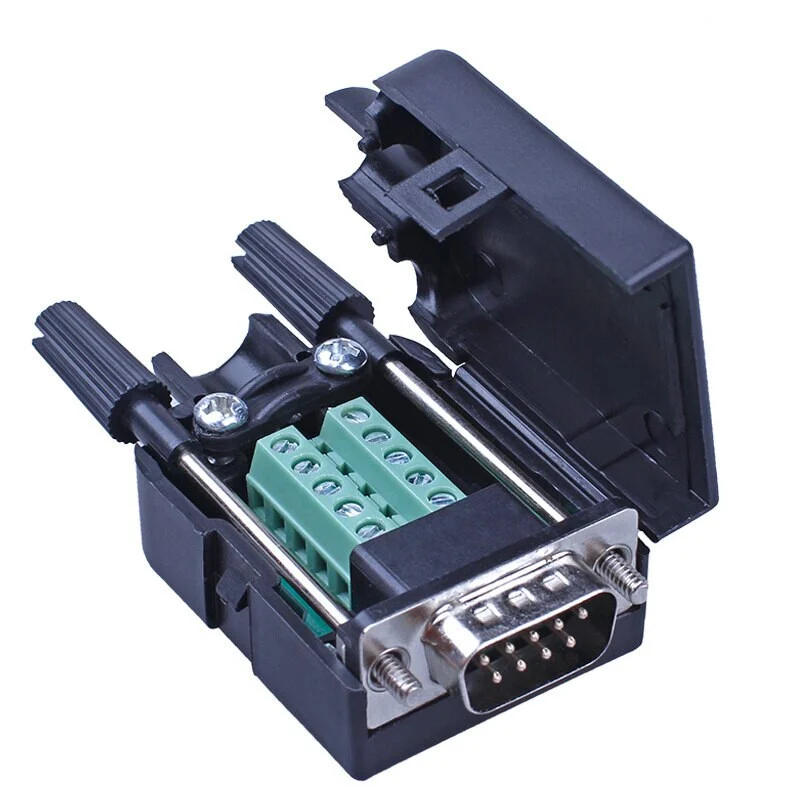 DB9 Muški RS232 Adapter sa Klemama i Kućištem