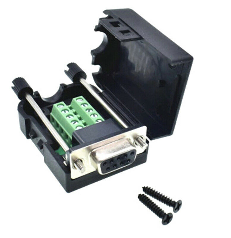DB9 Ženski RS232 Adapter sa Klemama i Kućištem