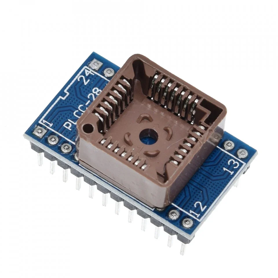 Adapter PLCC28 na DIP24 za programator (TL866 / EZP2010)