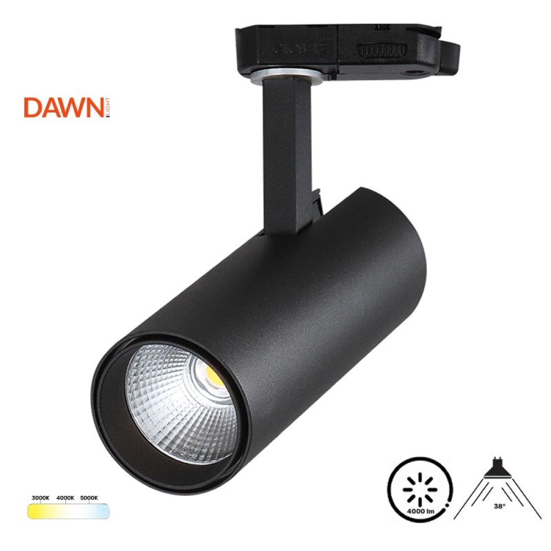 DAWN LED REFLEKTOR ŠINSKI EL-T21D040 40W CCT CRNI TROSTEPENI